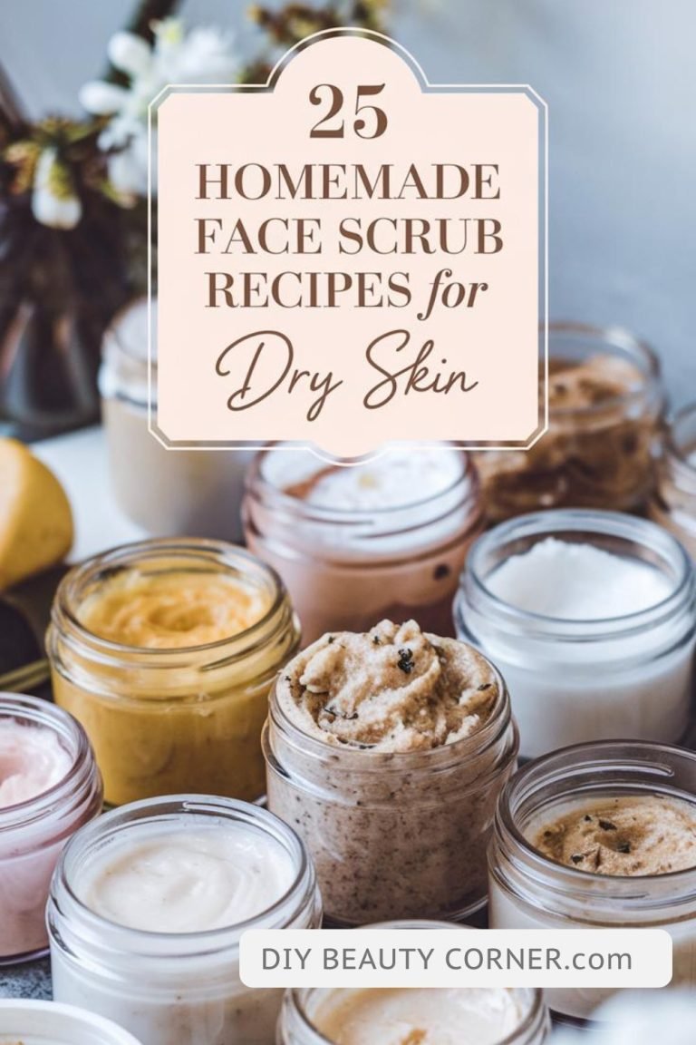 25 Best DIY Homemade Face Scrub Recipes For Dry Skin