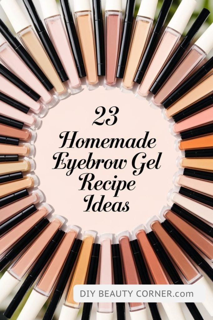 23 Best DIY Homemade Eyebrow Gel Recipes for Perfect Brows
