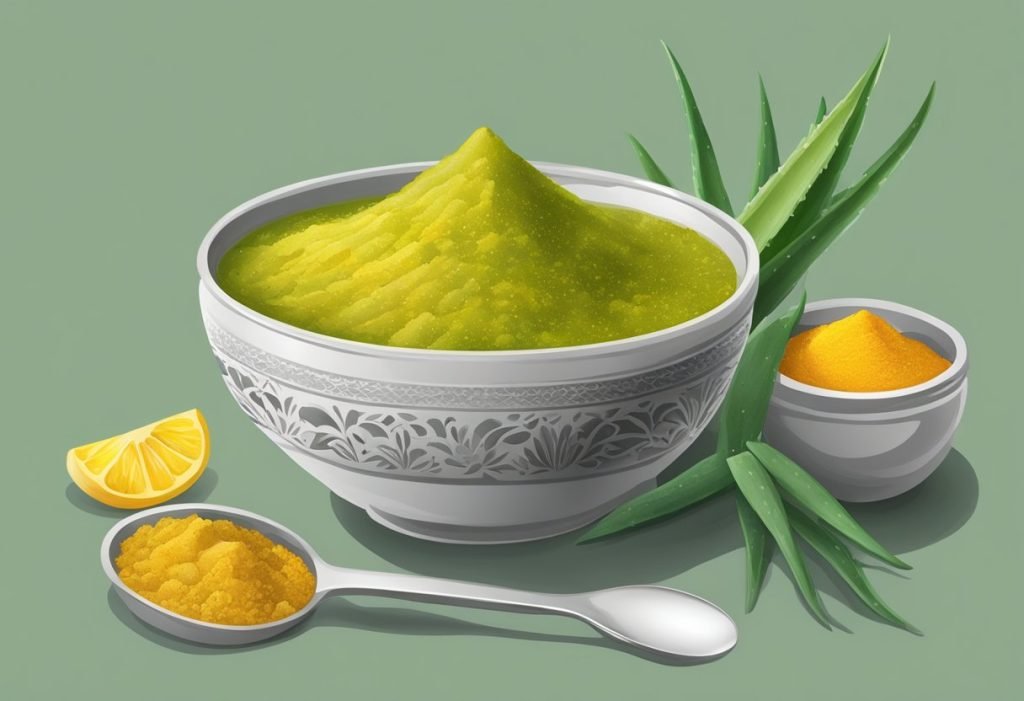 How to Make Aloe Vera and Turmeric Face Mask