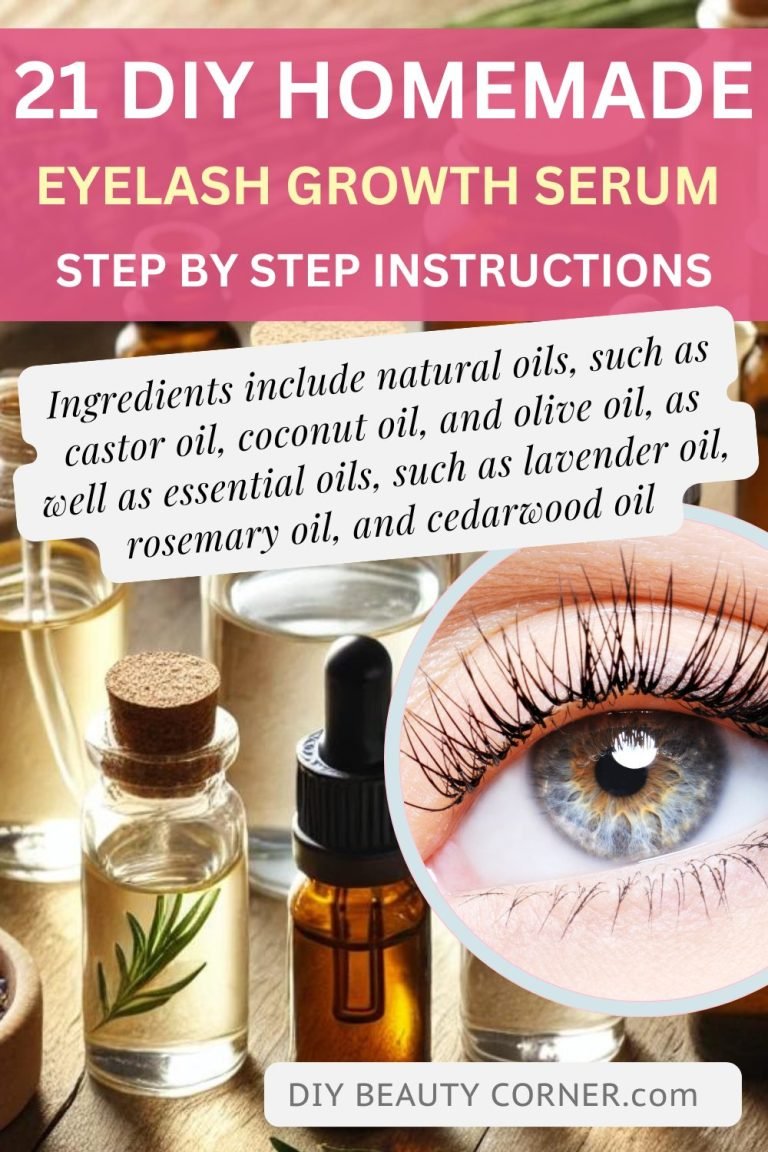 21 Best DIY Homemade Eyelash Growth Serum Recipes