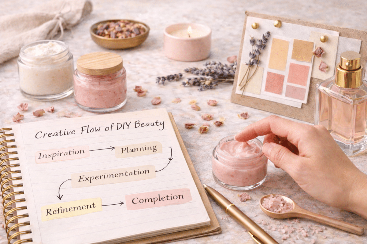 From Idea to Finished Project: The Creative Flow of DIY Beauty
